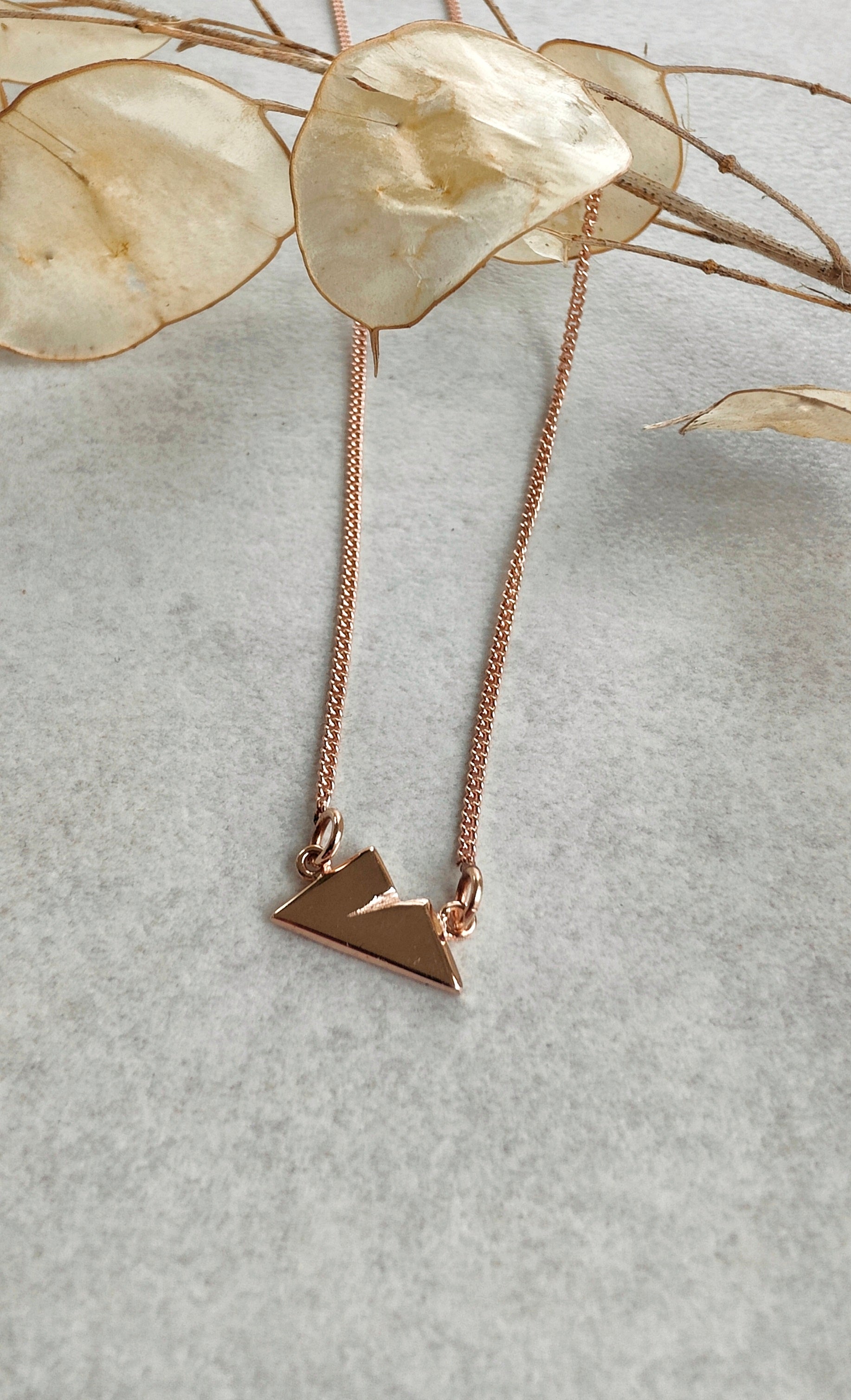 9ct Rose Gold Little Arran Pendant Necklace – Jess MacDonald Brass