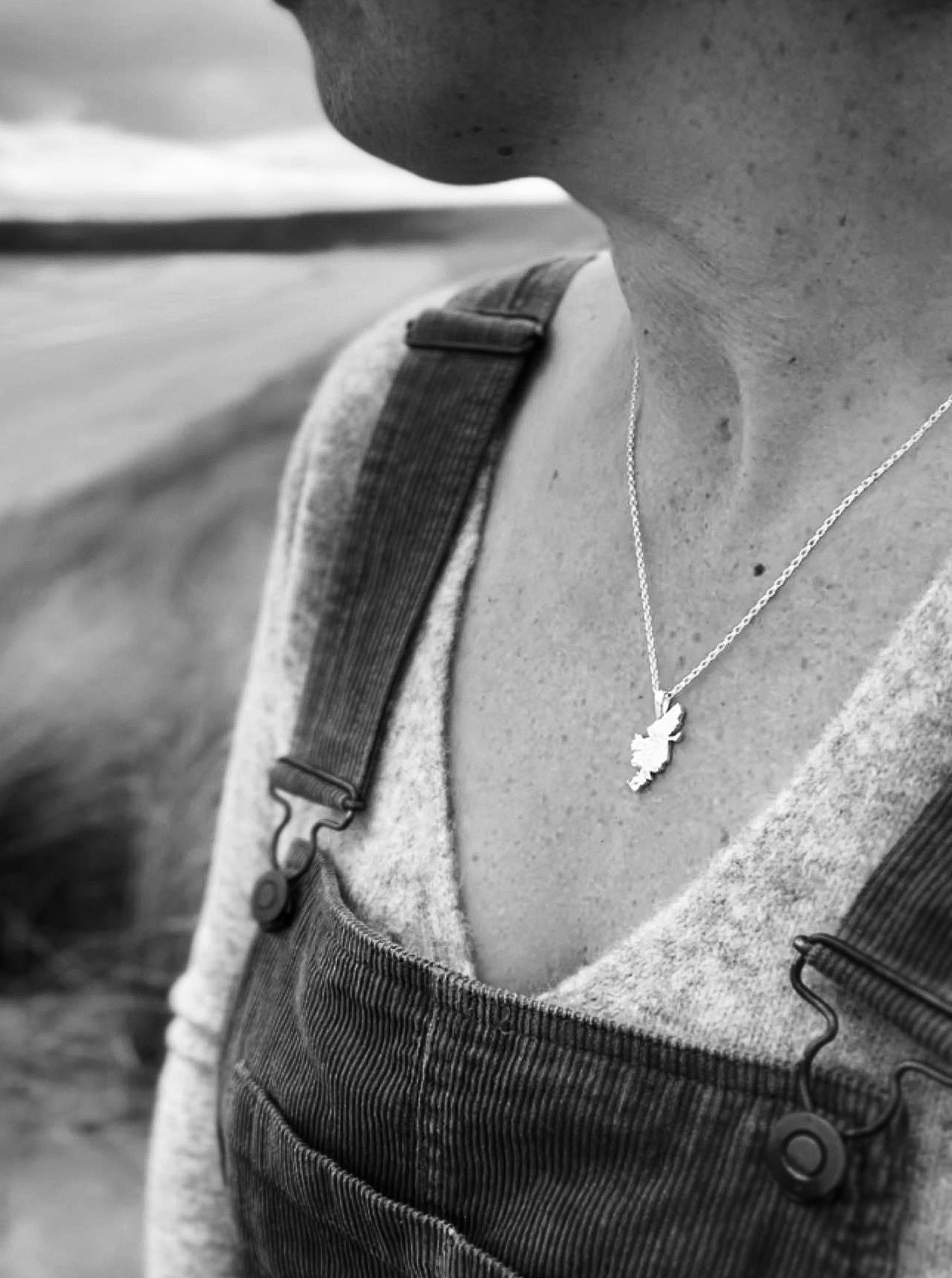 Isle of Lewis & Harris 3D Silver Pendant Necklace | Handcrafted ...